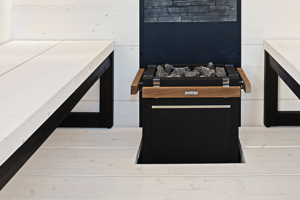 Intérieur Sauna Harvia Solide – Aqua Dream Mont-Blanc